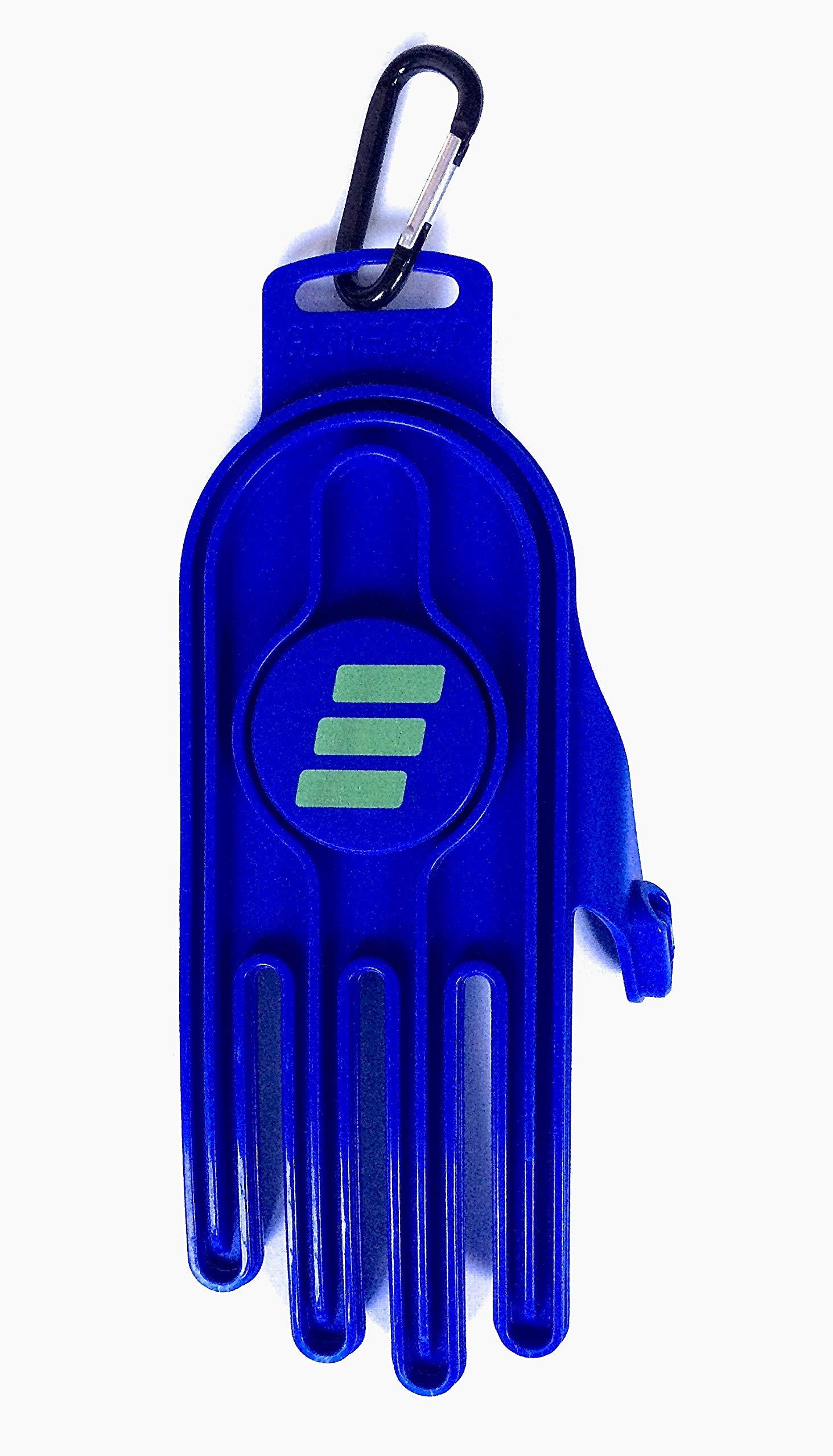 Glovelast - Extended Golf Glove Performance - Glove Accessory - Put an End to Crinkly Stiff Golf Gloves - Includes Golf Bag Carabiner Clip - Blue Right Hand
