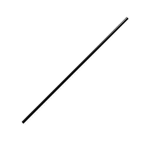 Karat C9100 (Black) 7.5" Stir Straws (3mm Diameter),Black (Case of 5000)