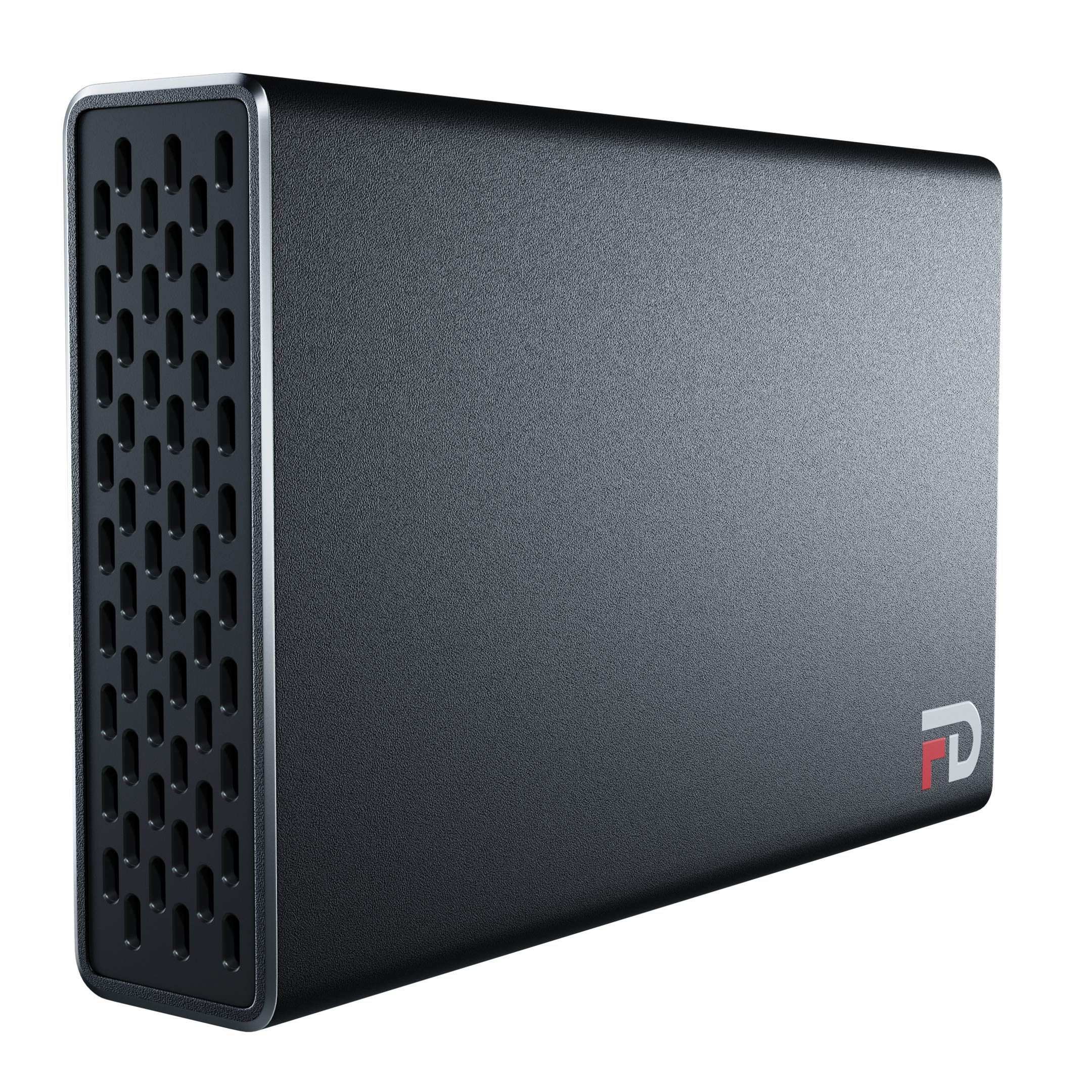Fantom Drives FD Duo 4TB SSD Portable 2 Bay RAID - USB 3.2 Gen 2 Type-C - 10Gbps - RAID0/RAID1/JBOD - Aluminum - Compatible with Mac/PC/PS4/Xbox (DMR4000S)