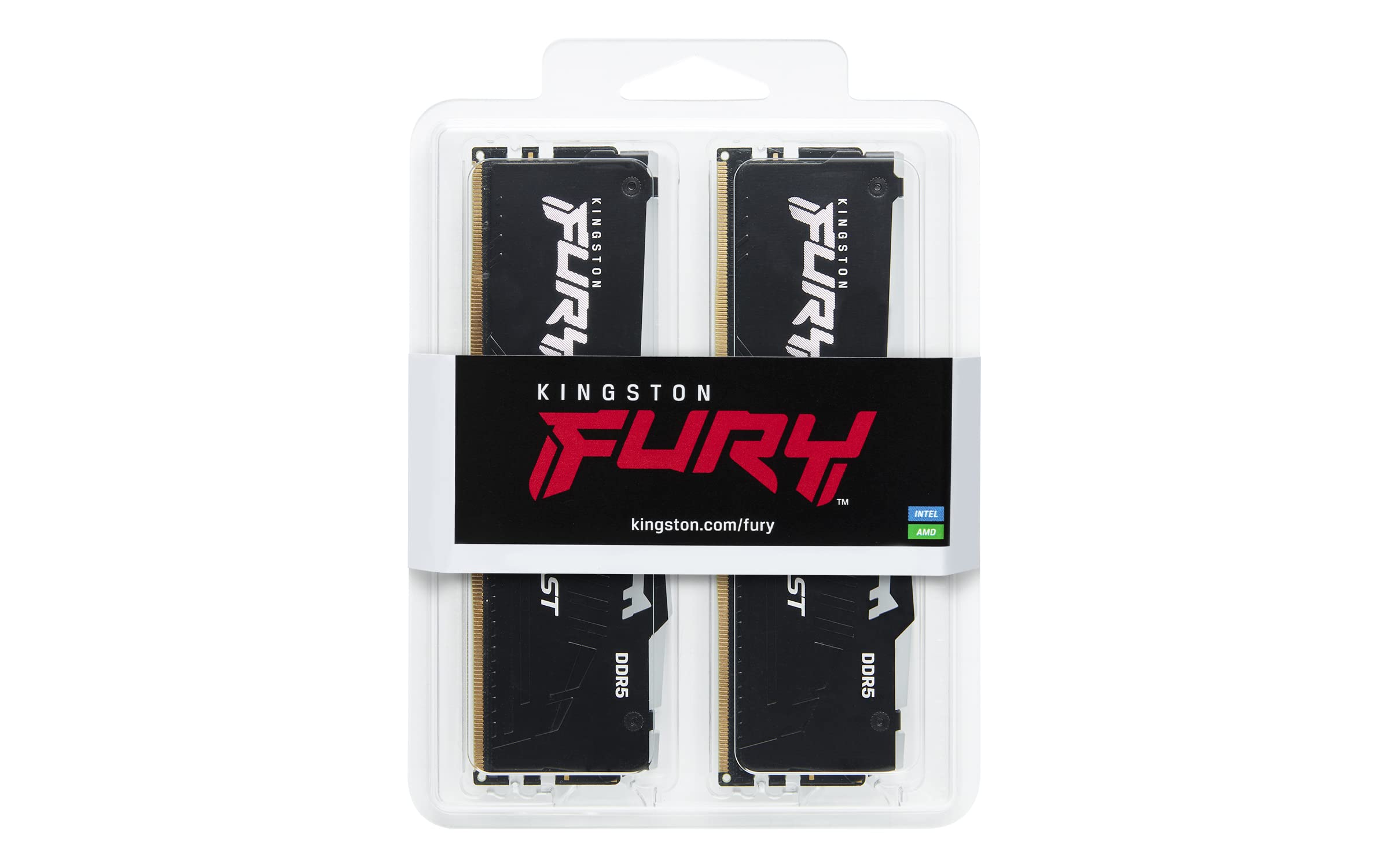 Kingston Technology Kingston Fury Beast RGB 16GB 5200MT/s DDR5 CL36 Desktop Memory Single Module | Infrared Sync Technology | AMD Expo | Plug N Play | KF552C36BBEA-16