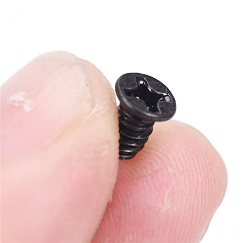 Kigauru Screw 100 PCS/lot Steel 3.5" Hard Drive HDD Tray Computer Chassis Hard Disk Black Screw
