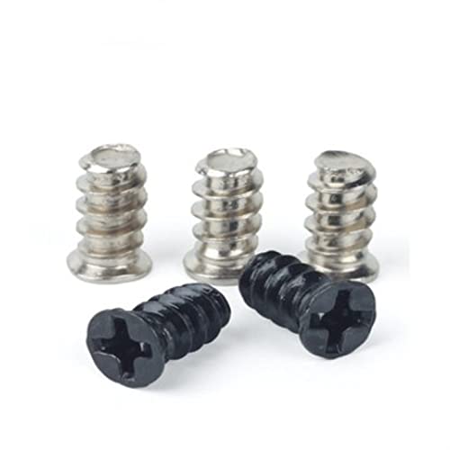 Kigauru Screw 50pcs M4x10 M5X10 M5X12 KB Computer PC Case Cooling Fan Mount Screw Heat Dissipation Screws Fixer (Size : M5X12 Nickel Plated)