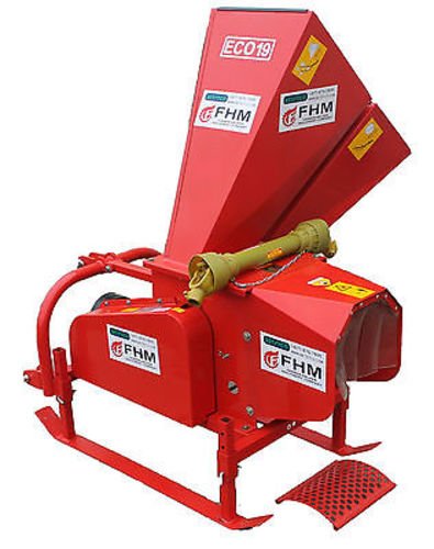 Farmer Helper 3" Dia Wood Chipper & 1" Dia. Shedder Cat.I 3pt 16HP+ Rated (FH-ECO19) Requires a Tractor. Not a standalone Unit.