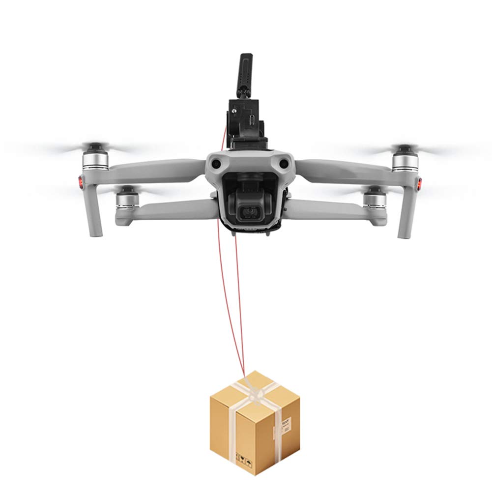 Drone Air-Dropping Thrower for Mavic 2,Air-Dropping Device Mount System Payload Thrower Drone Clip,Payload Delivery Drop Release Fishing Bait Carrying Wedding Device for Mavic 2