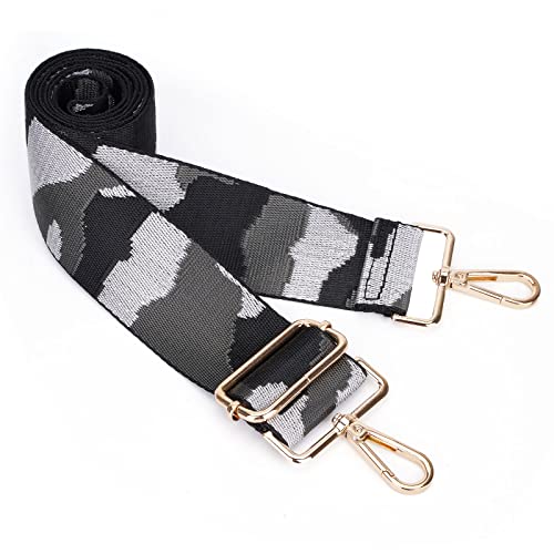 HKCLUF Wide Purse Strap Women Guitar Strap Purse For Women Adjustable Replacement Straps for Handbags Crossbody Shoulder Bucket Bag Replacement Belt