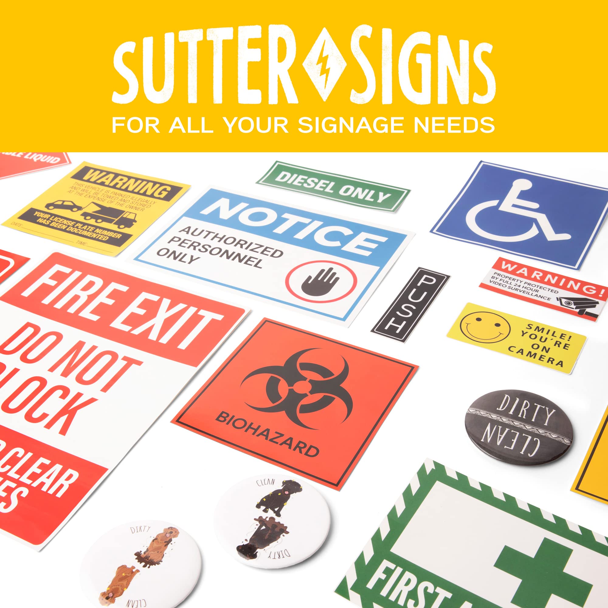 Recycling Stickers for Trash Can, 3.5" Wide | 5pcs Recycle Stickers for Plastic Bins - Paper, Aluminum, Plastic, Glass, Compost