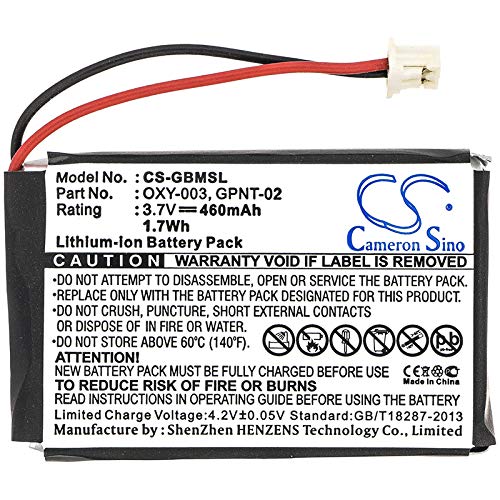 HLILY Replacement for Battery N1NTEN0 GPNT-02, OXY-003 Game Boy Micro, OXY-001 3.7V/460mAh