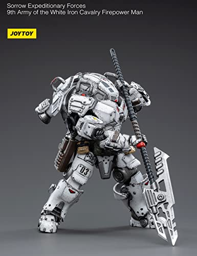 JoyToy 1/18 Scale Action Figures Mecha Sorrow Expeditionary Forces 9th Army of The White Iron Cavalry Firepower Man