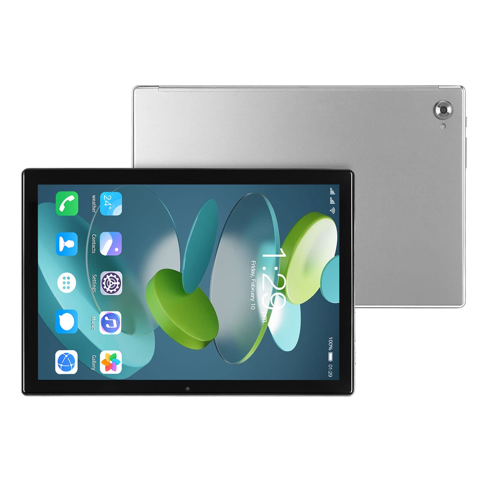 GLOGLOW HD Tablet, 10.1in FHD Gaming Tablet 7000mAh 5G WiFi 4G LTE for School (US Plug)
