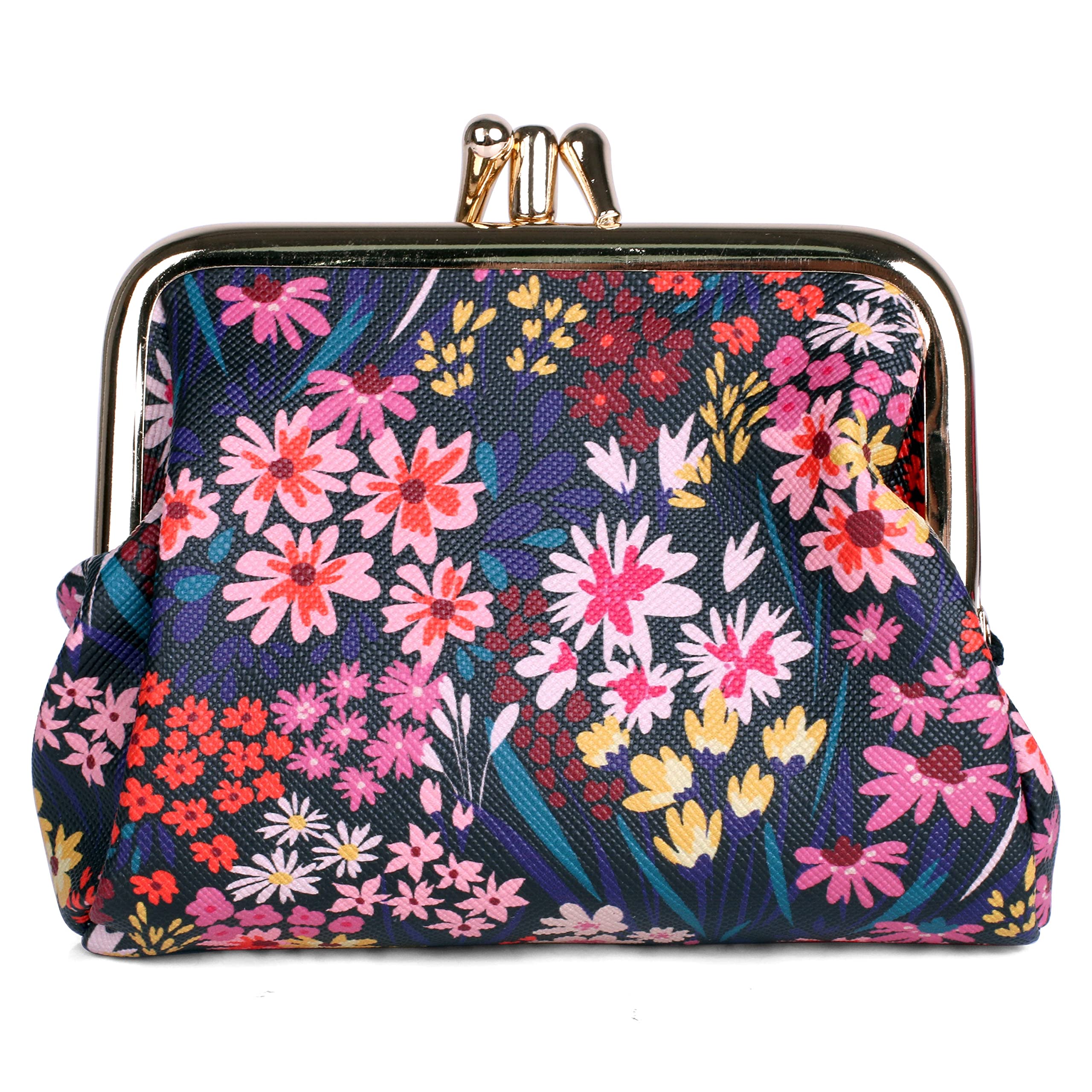 Julia Buxton Ditsy Garden Vegan Leather Triple Frame