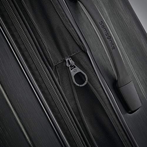 Samsonite Centric 2 Hardside Expandable Luggage with Spinners, Black, 3-Piece Set (20/24/28)