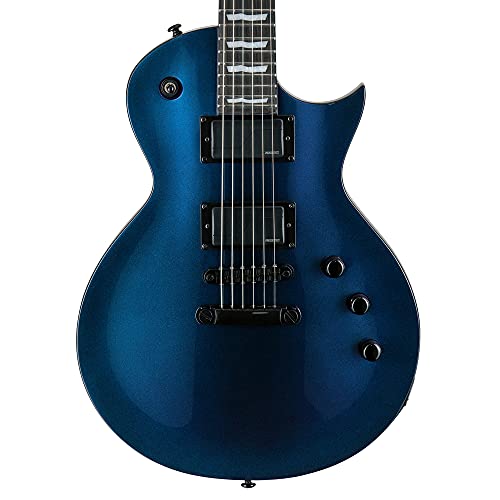 ESP 6 String LTD Deluxe EC-1000 Electric Guitar, Violet Andromeda, Right, (LEC1000VLAND)