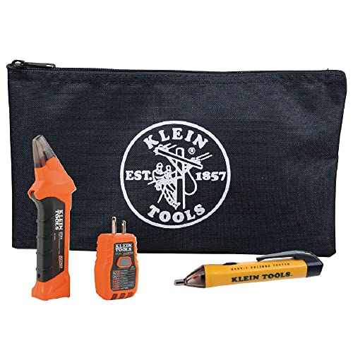 Klein Tools Electrical Test Kit Bundle with Clamp Meter, Circuit Breaker Finder and Voltage Testers