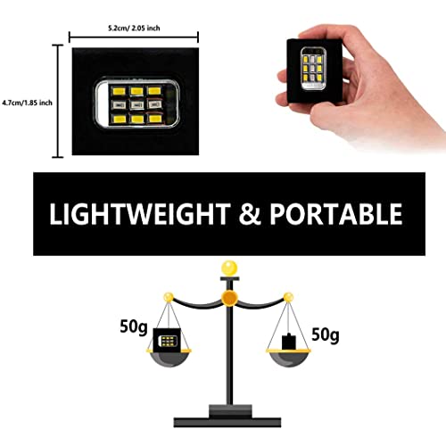 GOANDO Running Lights 2 Pack Safety Jogging LED Light for Runners and Joggers High Visibility Reflective Running Gear with USB Charging Line and Strong Magnetic Clip for Night Running Walking Hiking