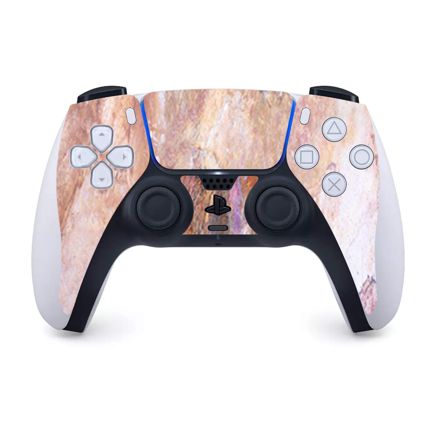 ITS A Skin Skins Compatible with Sony Playstation 5 Console Disc Edition - Protective Decal Overlay Stickers wrap Cover - Rose Peach Pink Marble Pattern