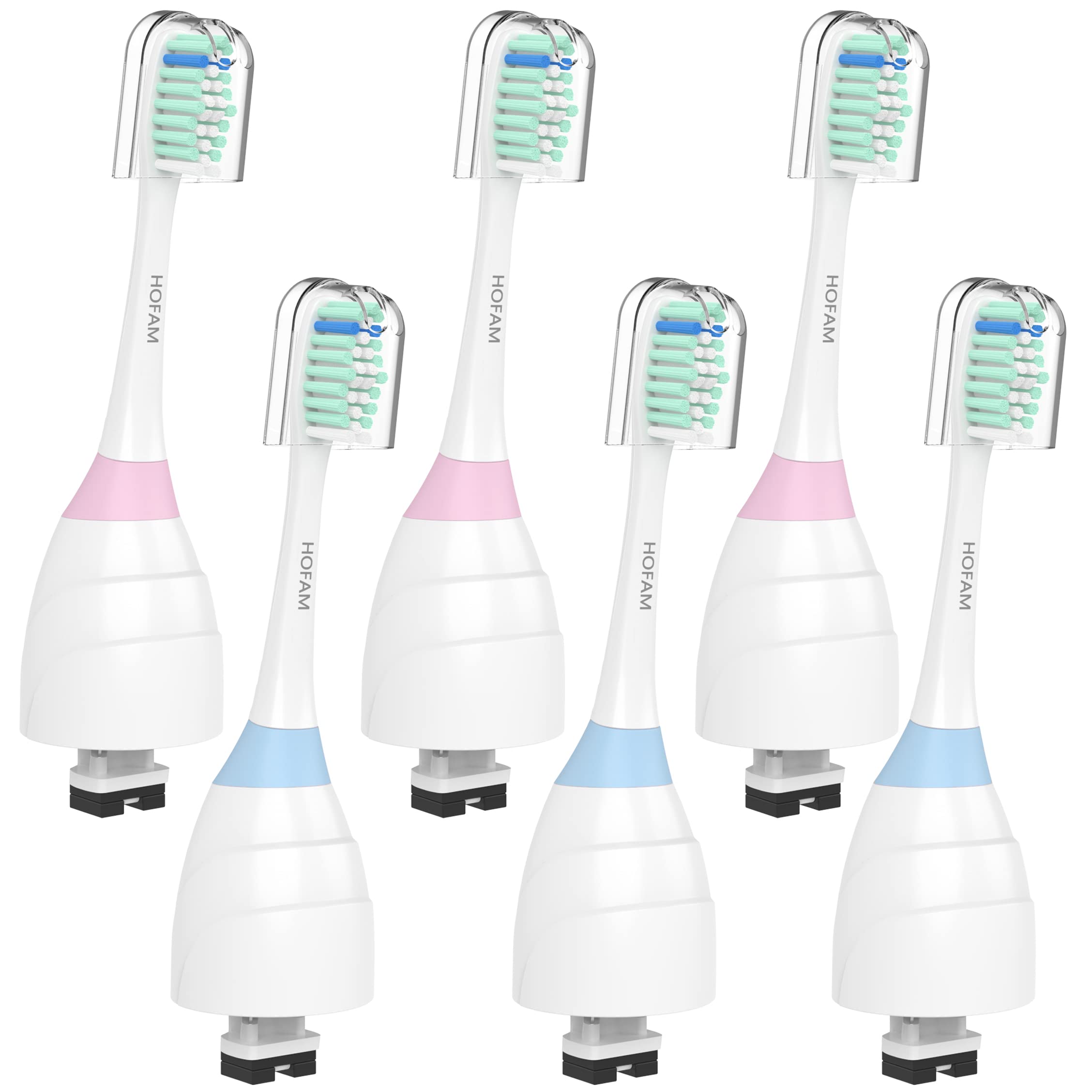 HOFAM Replacement Toothbrush Heads for Philips Sonicare, Replacement Brush Head Compatible with Phillips Sonic Care E Series, Essence, Xtreme, Elite, Advance, Screw-On Electric Toothbrush Heads