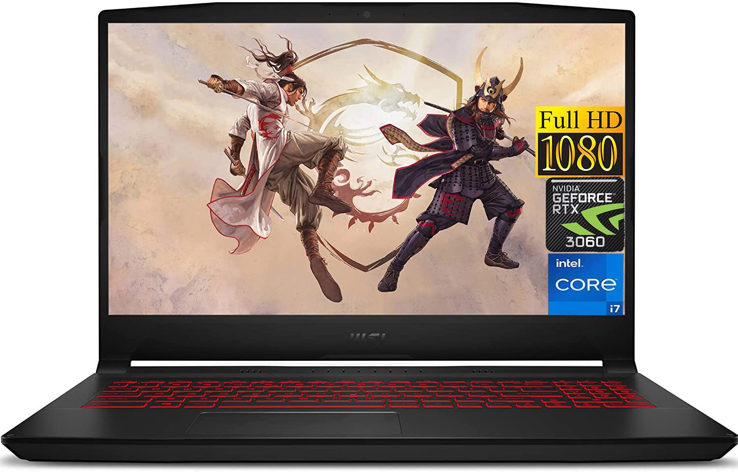 MSI Katana Gaming Laptop 2023 Newest, 15.6" FHD Display, NVIDIA GeForce RTX 3060 Graphics, 12th Gen Intel Core i7-12700H Processor, 64GB RAM, 2TB SSD, Webcam, Windows 11 Home, Bundle with Cefesfy
