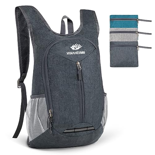 Prpeko 15L Small Lightweight Hiking Backpack ,Hiking Daypack Women,Foldable Hiking Backpack with A Water Bottle Holder.