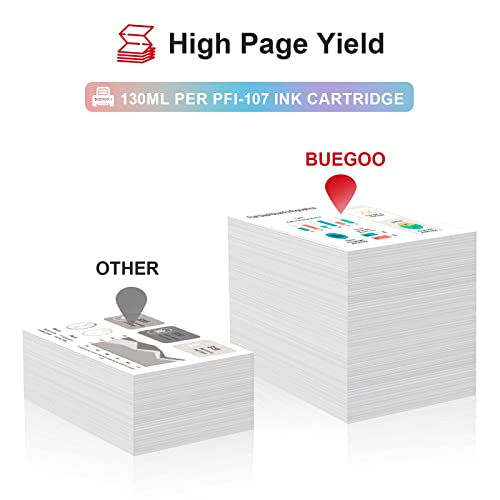 PFI-107 130ml Magenta Ink Cartridge Compatible for Canon PFI107 PFI-107M for imagePROGRAF iPF780 iPF785 iPF770 iPF685 iPF680 iPF670 Printer