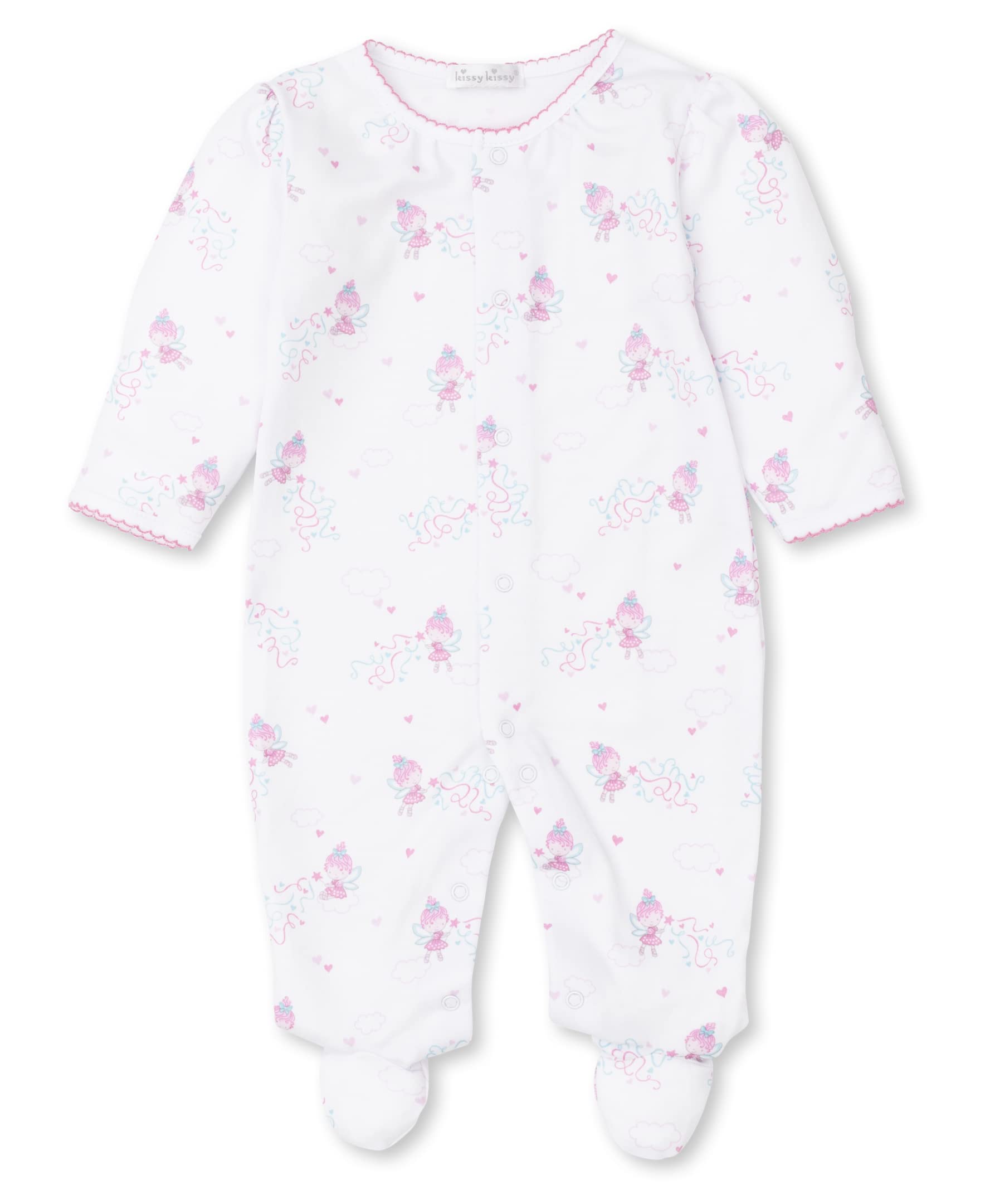Kissy Kissy - Pixie Dust Sprinkles Print Footie (Multicolored, 9 Months)