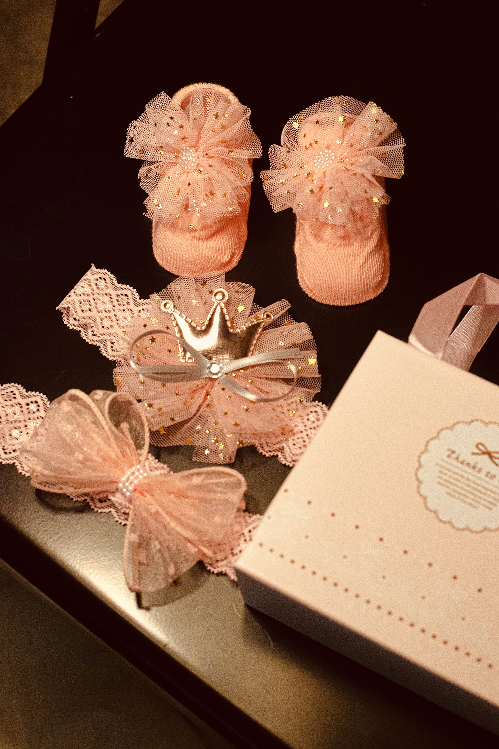 New Born Baby Girl Gift Set Kvan Baby Girl Gift Set Box in Pink.
