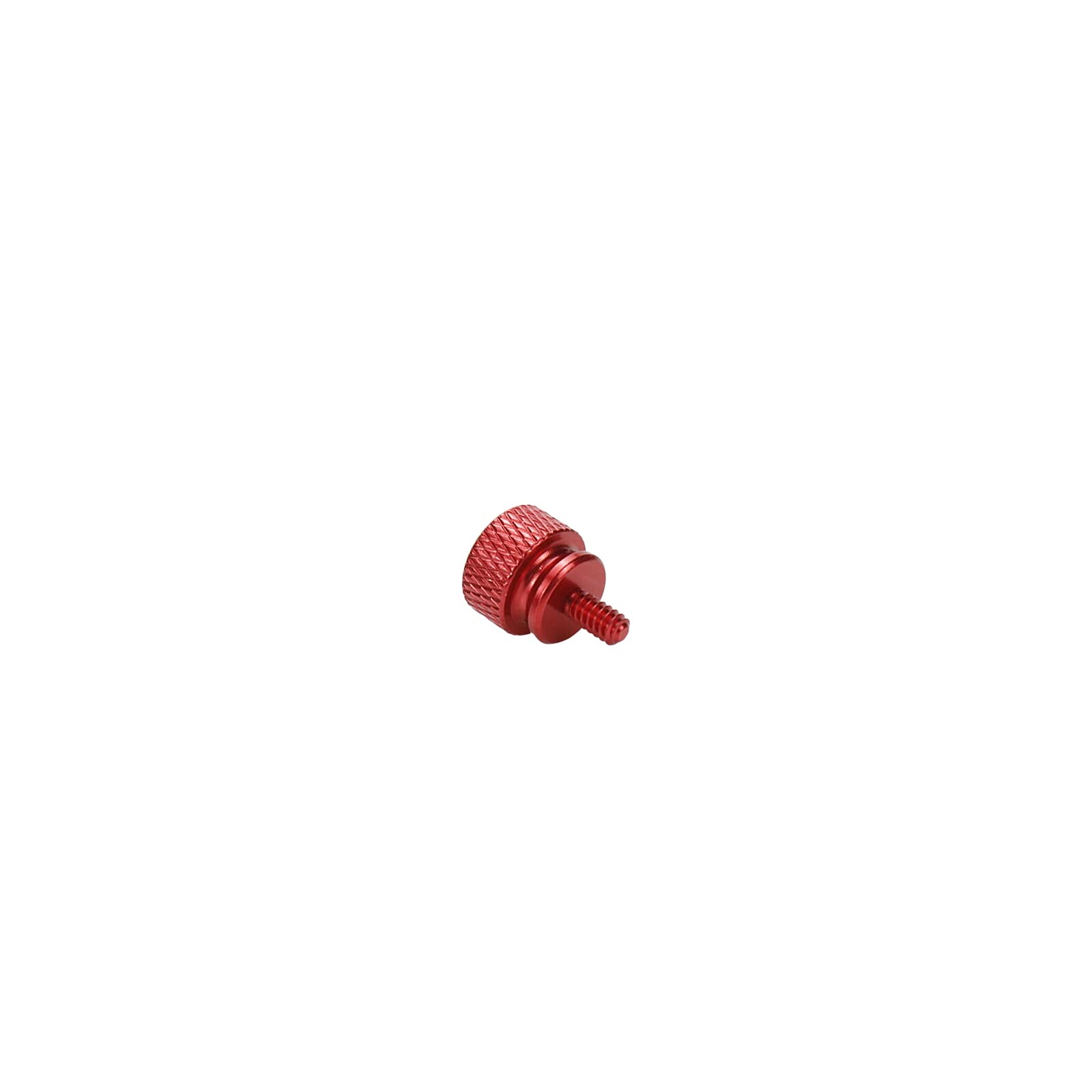 KUMGROT 12pcs Anodized Aluminum Computer Case Thumb Screw for PCI Slot Hard Disk Drive Computer Cover Power Supply DIY Color Screw(Claret)