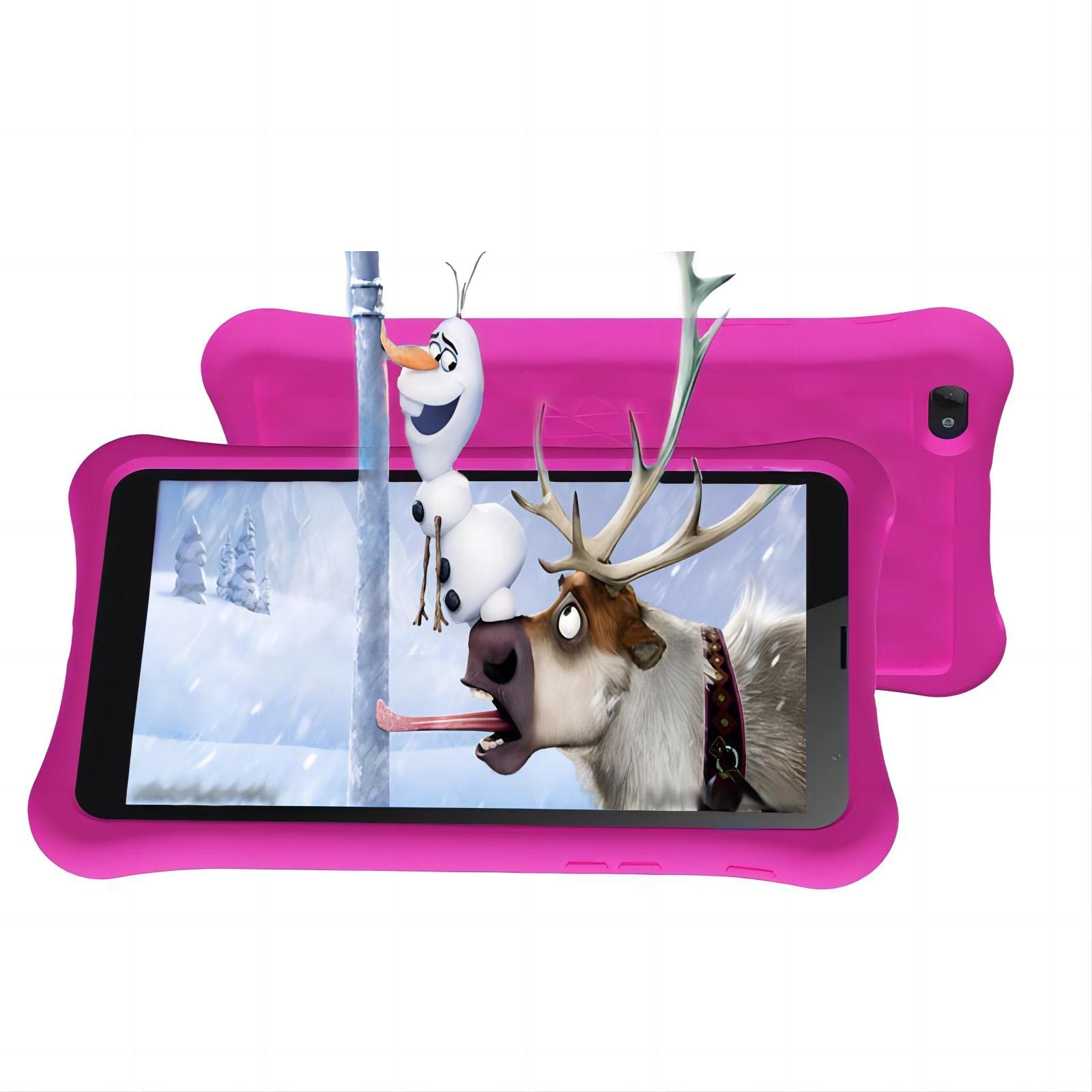 Kids Tablet 8 inch, Tablet for Kids Android 11 Quad Core 32GB Storage 5.0MP Dual Camera HD WiFi Tablet, Parents Control Toddlers Educational Games (Pink)