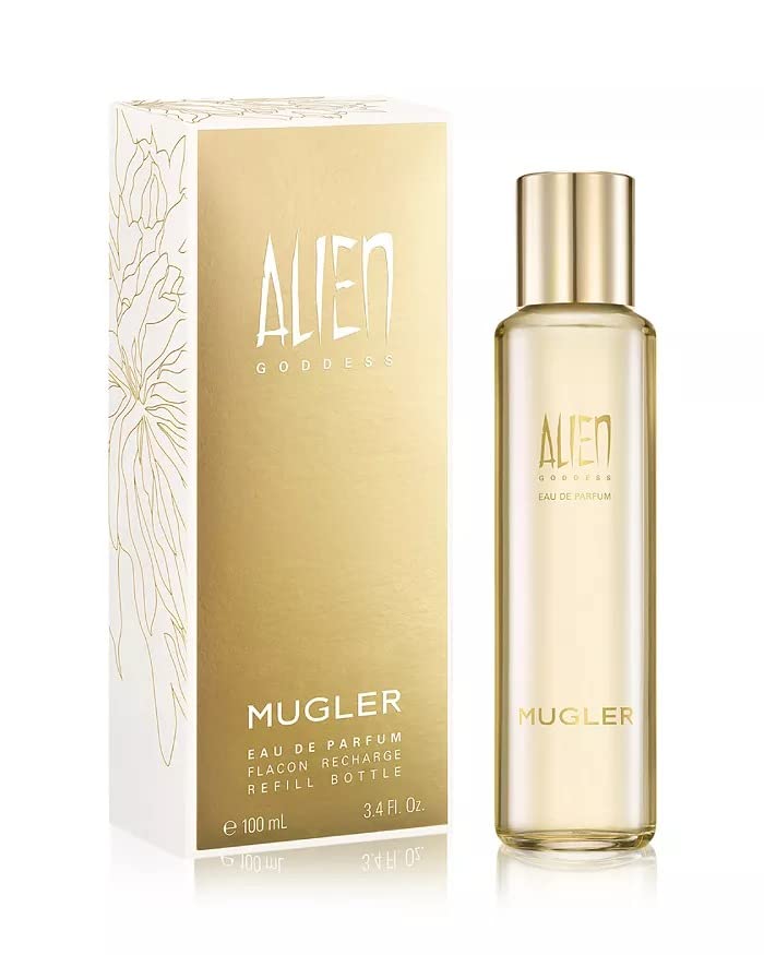 Mugler Thierry Alien Goddess for Women Eau de Parfum Spray Flacon Recharge Refill Bottle, 3.4 Ounce