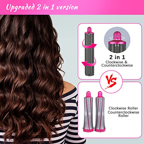 Long Curling Barrels Hair Curlers Rollers for Dyson for Airwrap HS05 HS01 Hair Dryer Attachment, 40MM/1.6 Inch Multifunction Hair Styler(Without Adapter)