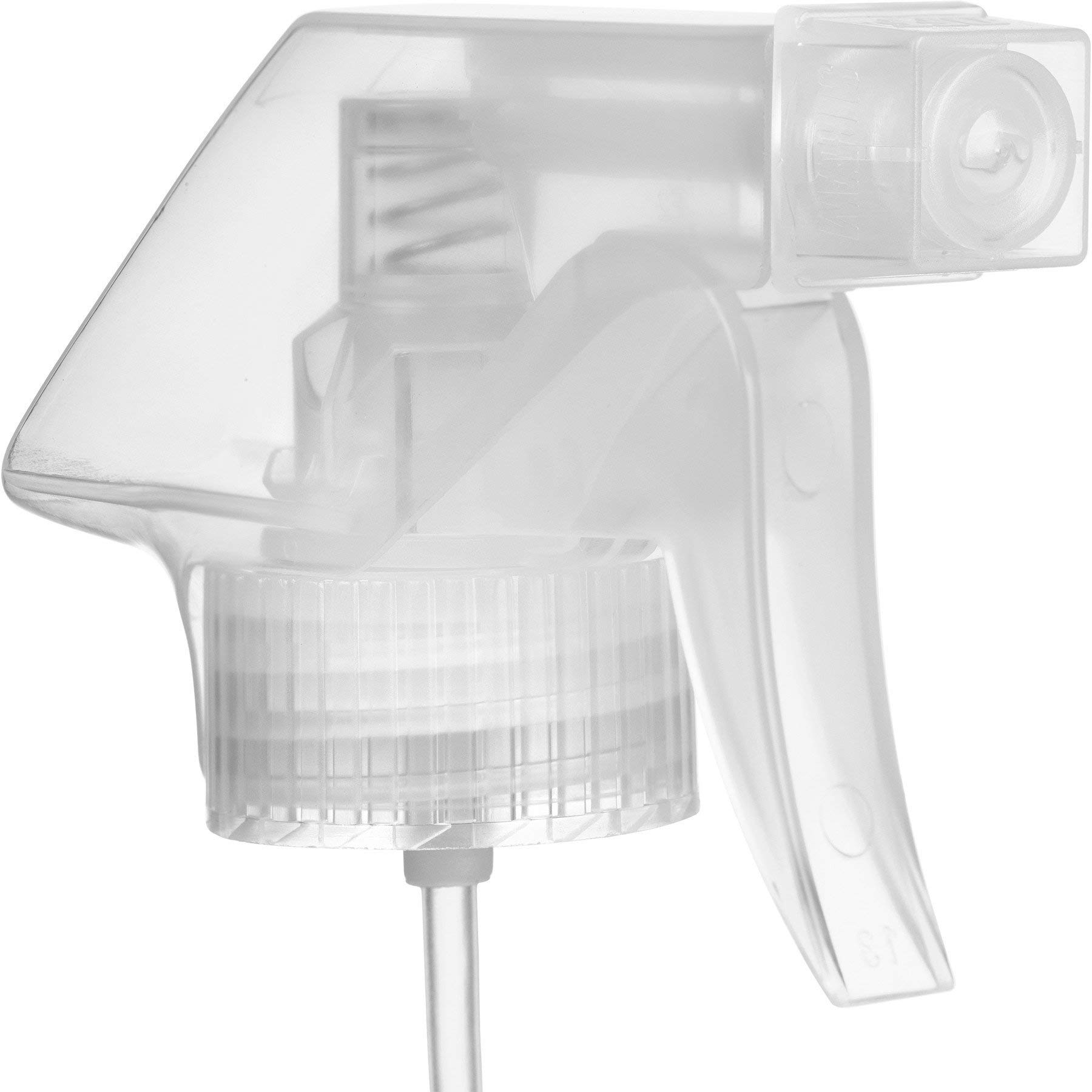 Spray Bottle - (Large - 32 Oz) - All-Purpose, Empty / Reuseable, Heavy Duty, Clear PET Plastic, Trigger Sprayer, Industrial Size, Chemical Resistant, MADE IN USA (1 Pack, Clear)
