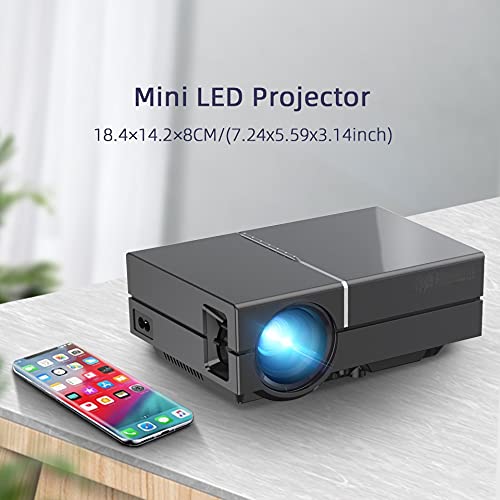 DOUBAO K8 Mini LED Video Portable 1080P 150inch Home Theater Digital Projector for 3D 4K Cinema ( Color : K8 )
