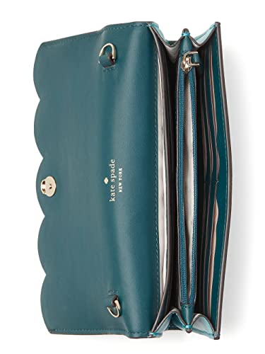 Kate Spade Gemma Wallet on a Chain Crossbody Handbag (Stone blue)