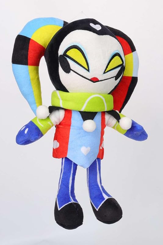 Oumelfs Clown Plush Toy Demon Plush Plushies Figure Stuffed Animal Pink Pig Doll Anime Soft Pillow Kids