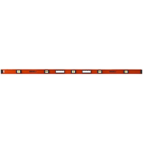 Johnson Level & Tool 1233-7200 Heavy Duty I-Beam Aluminum Level, 72", Orange, 1 Level