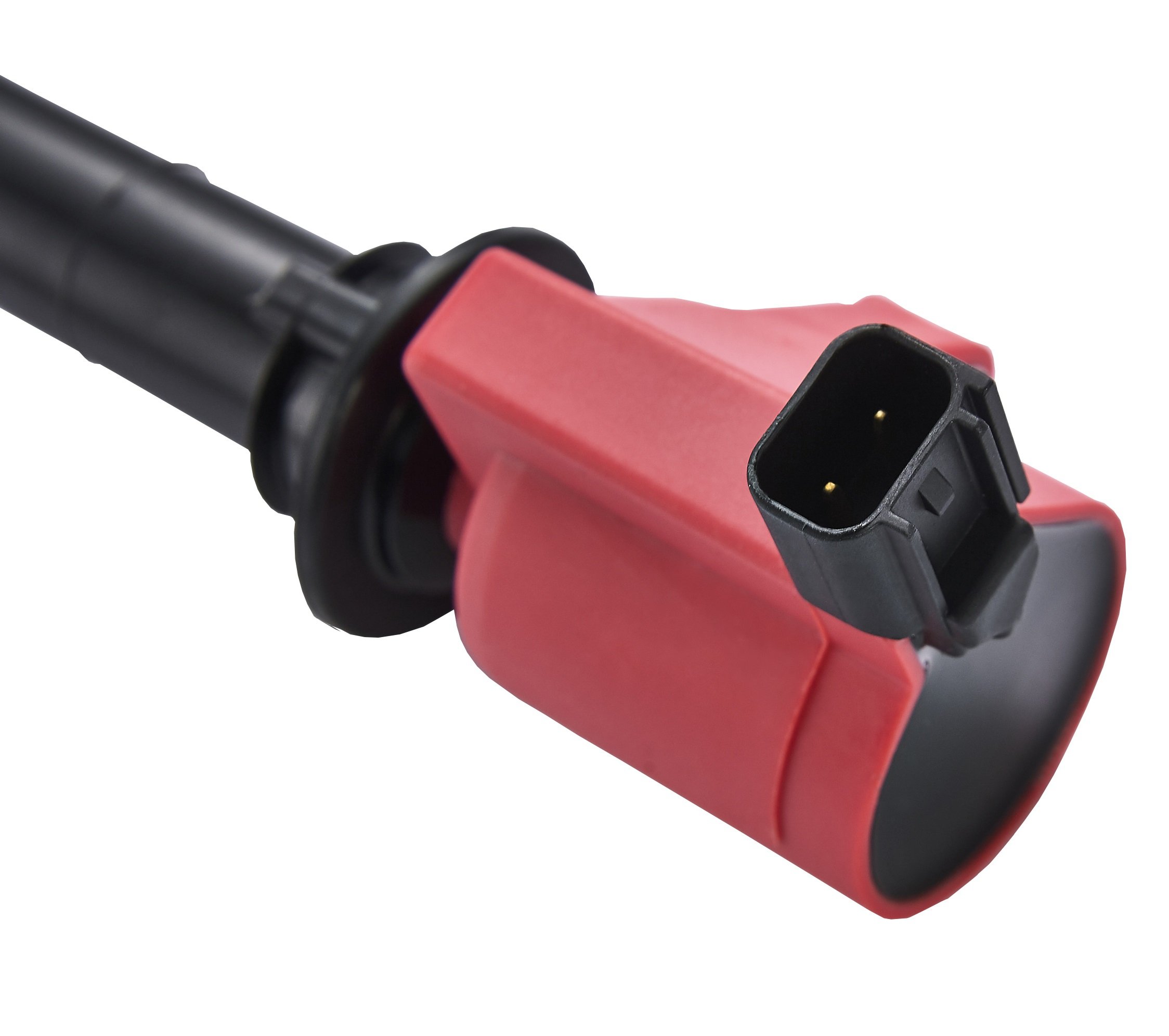 ENA Set of 6 Red Ignition Coil Pack 2001-2008 Compatible with Ford Mercury Mazda Tribute Mariner Escape Five Hundred Freestyle Montego Taurus Sable V6 3.0L Replacement for DG500 DG513 FD502