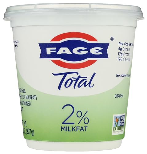 FAGE Total Greek Yogurt, 2% Reduced Fat, Plain, 32 oz