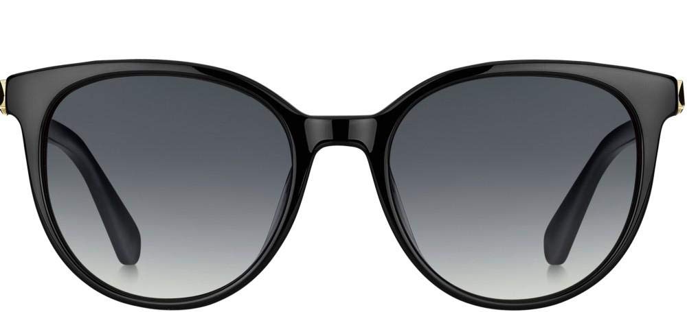 Kate Spade New York womens Melanie/S Sunglasses, Black, 52mm 19mm US