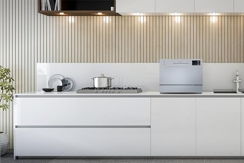 SPT SD-2225DSA Energy Star Countertop Dishwasher with Delay Start & LED β Silver
