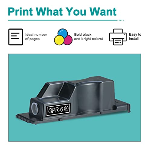 NUCALA GPR-6 GPR6 Compatible Toner Cartridge Replacement for Canon 6647A003AA imageRUNNER 2220 2800 2200 3300 3320 Printer Toner Cartridge(2 Pack, Black)