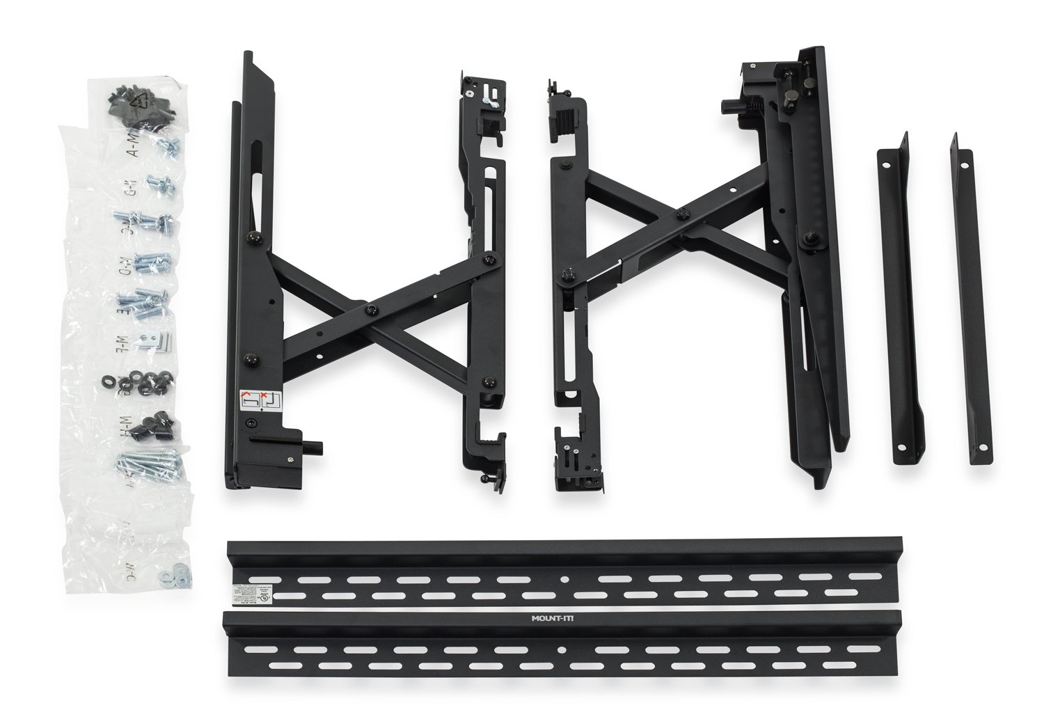 Mount-It! Pop Out Video Wall Mount, Digital Signage TV Menu Board Mount for 32 to 70" TVs, Up to VESA 600x400, Commercial Grade 154 Lbs Capacity