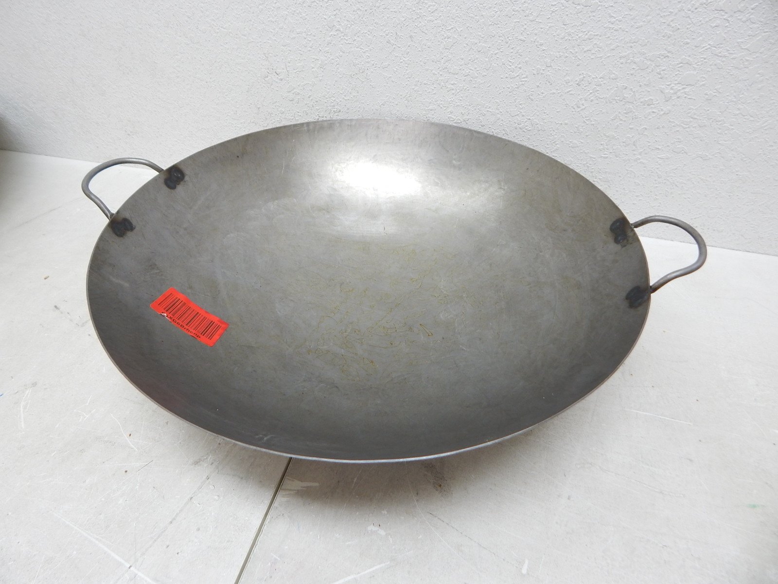 Town Food Service 22 Inch Steel Cantonese Style Wok