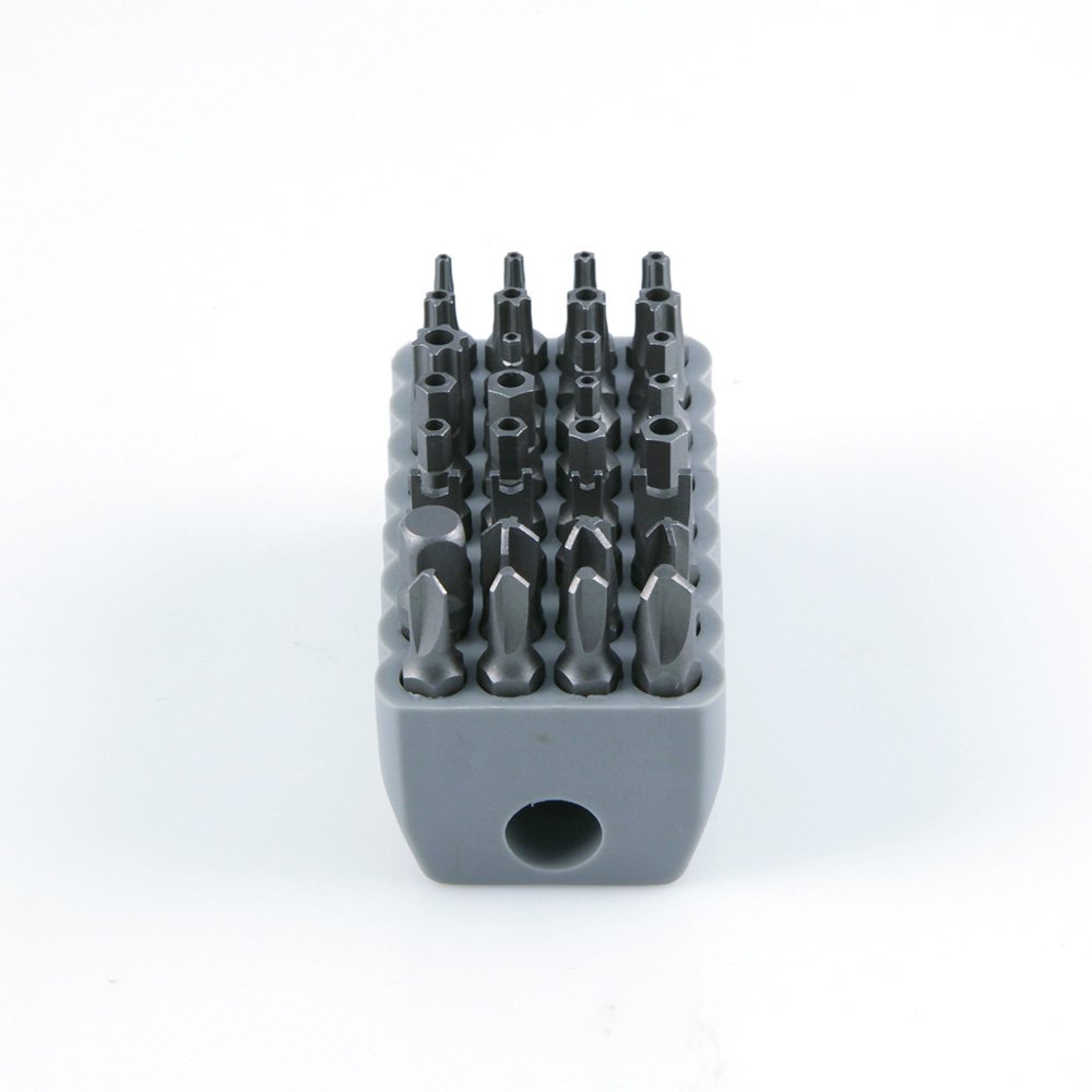 Klein Tools 32525 Tamperproof Bit Set, 32-Piece, Magnetic, TORX, Hex, Spanner, TORQ, Triwing Screwdriver Bits