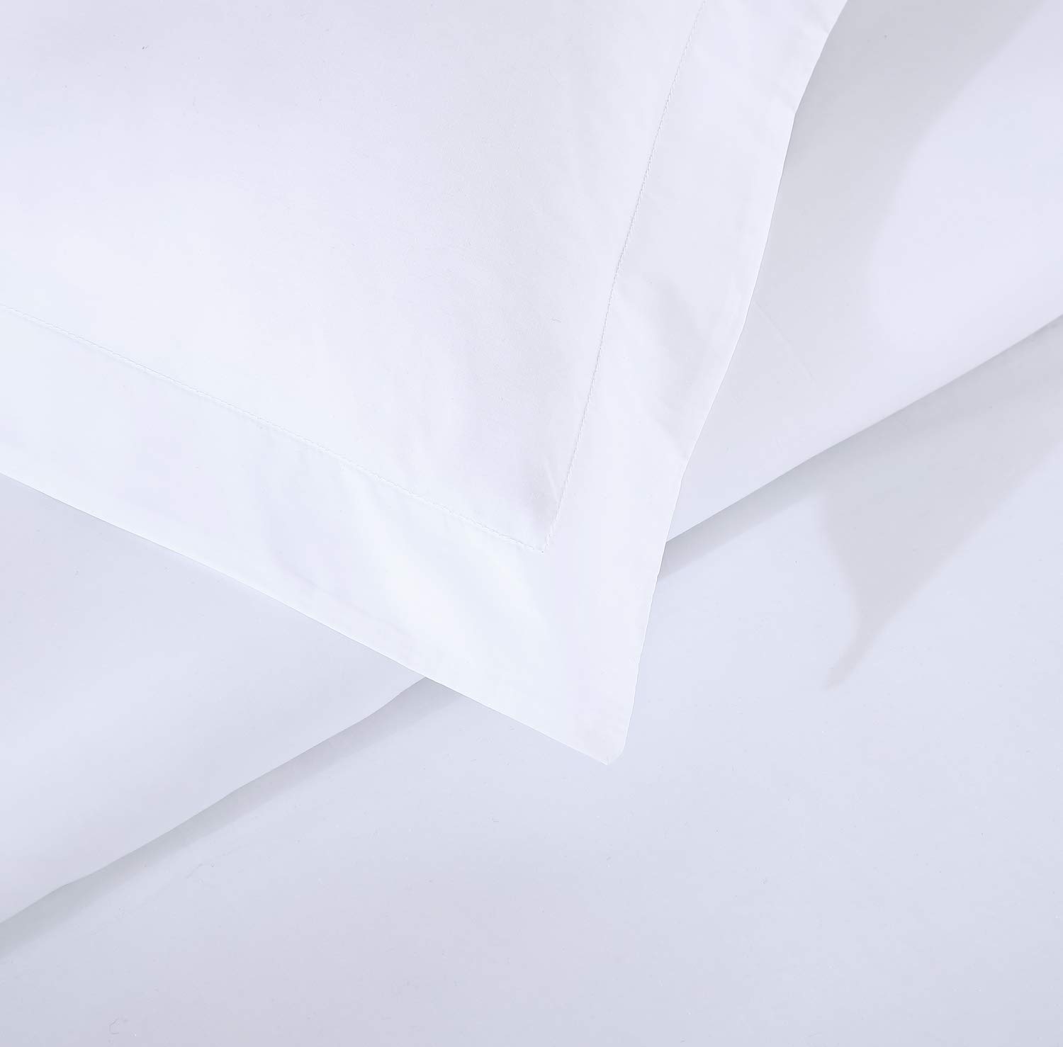 Pure Parima Hotel Collection Ultra Percale Duvet Cover Set | 100% ELS Giza Egyptian Cotton | Hidden Zipper Closure | Comforter Cover 2 Pillow Shams (White, Queen)