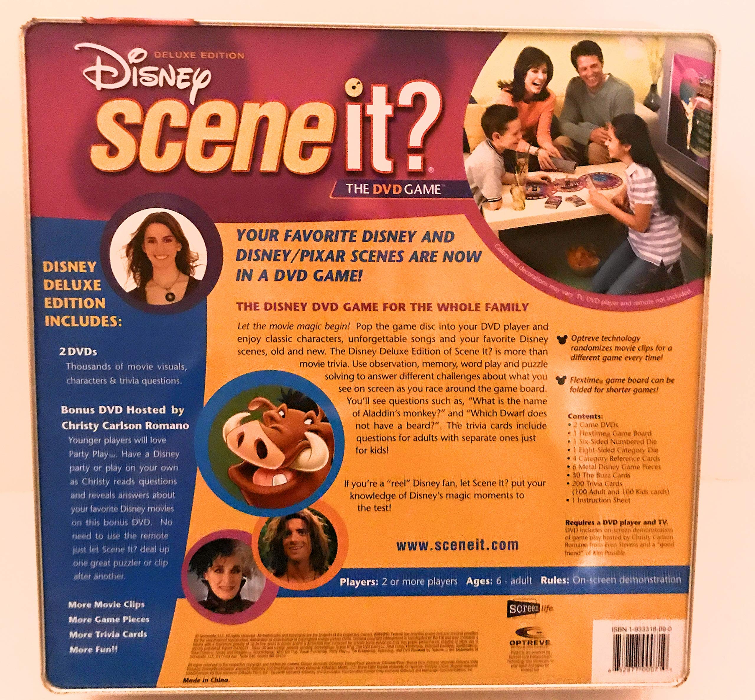 Scene It? Deluxe Disney Edition DVD Game