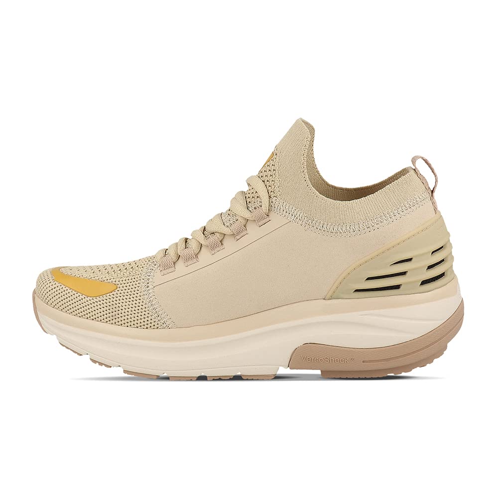 GDEFY Women's MATeeM Cross-Trainer 9.5 M US - Hybrid VersoShock Performance Pain Relief Comfortable Shoes with Support Beige,Gold