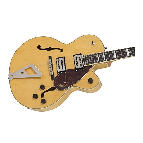 Gretsch G2420 Streamliner Hollow Body 6-String Electric Guitar with Chromatic II Tailpiece, Broad'Tron Pickups, and Laurel Fingerboard (Right-Handed, Village Amber)
