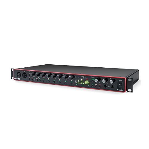 Focusrite Scarlett 18i20 3rd Gen 18x20 USB Audio Interface Bundle with FocusProAudio Microphone Cables (2-Pack), MIDI Cables (2-Pack) and TRS Cable (2-Pack) (7 Items)