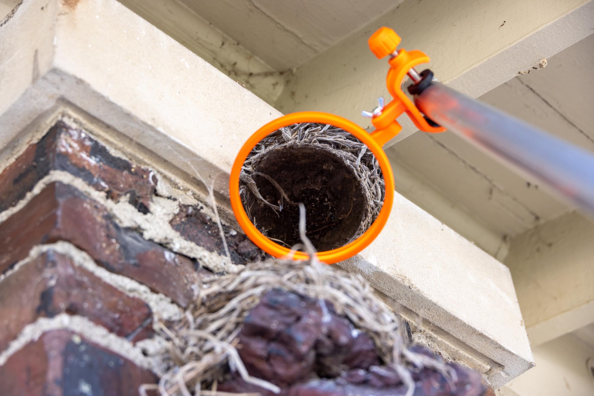 EZ Smart Inspection Mirror for Extension Pole Attachment | Easily Inspect Roofs, Gutters, Inside Duct Work, Birds’ Nests & More