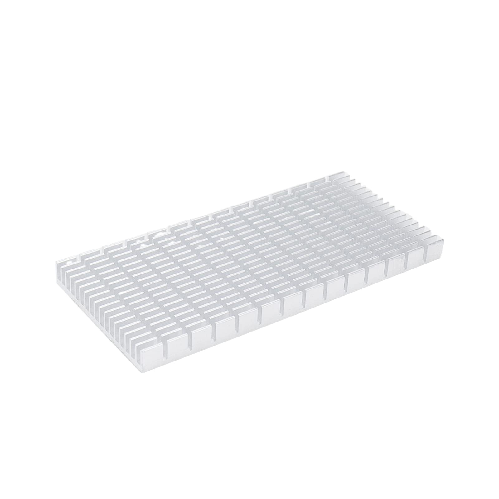 LC LICTOP Aluminum Heat Sink Silver Tone Heatsink Module Cooler Fin Heat Radiator Board Cooling for Amplifier Transistor Semiconductor Devices (150x70x11mm)