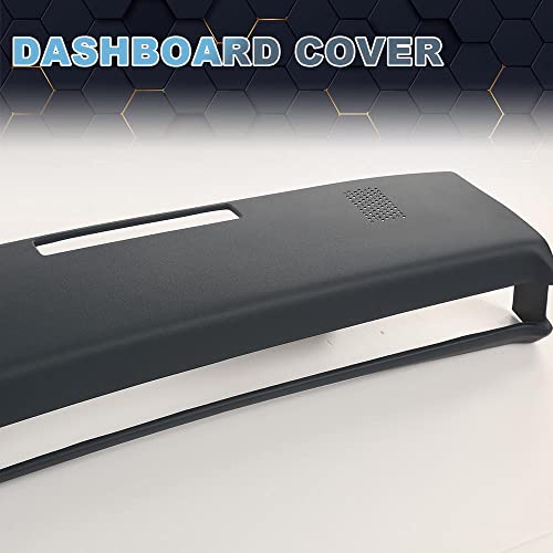 PIT66 Dash Cover Compatible with 1981-1991 GMC Chevy Trucks Dashboard Cover Dark Blue